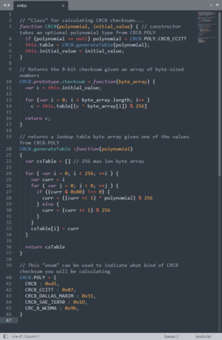 CRC-8 con FileMaker 19 y JavaScript - Wampirius